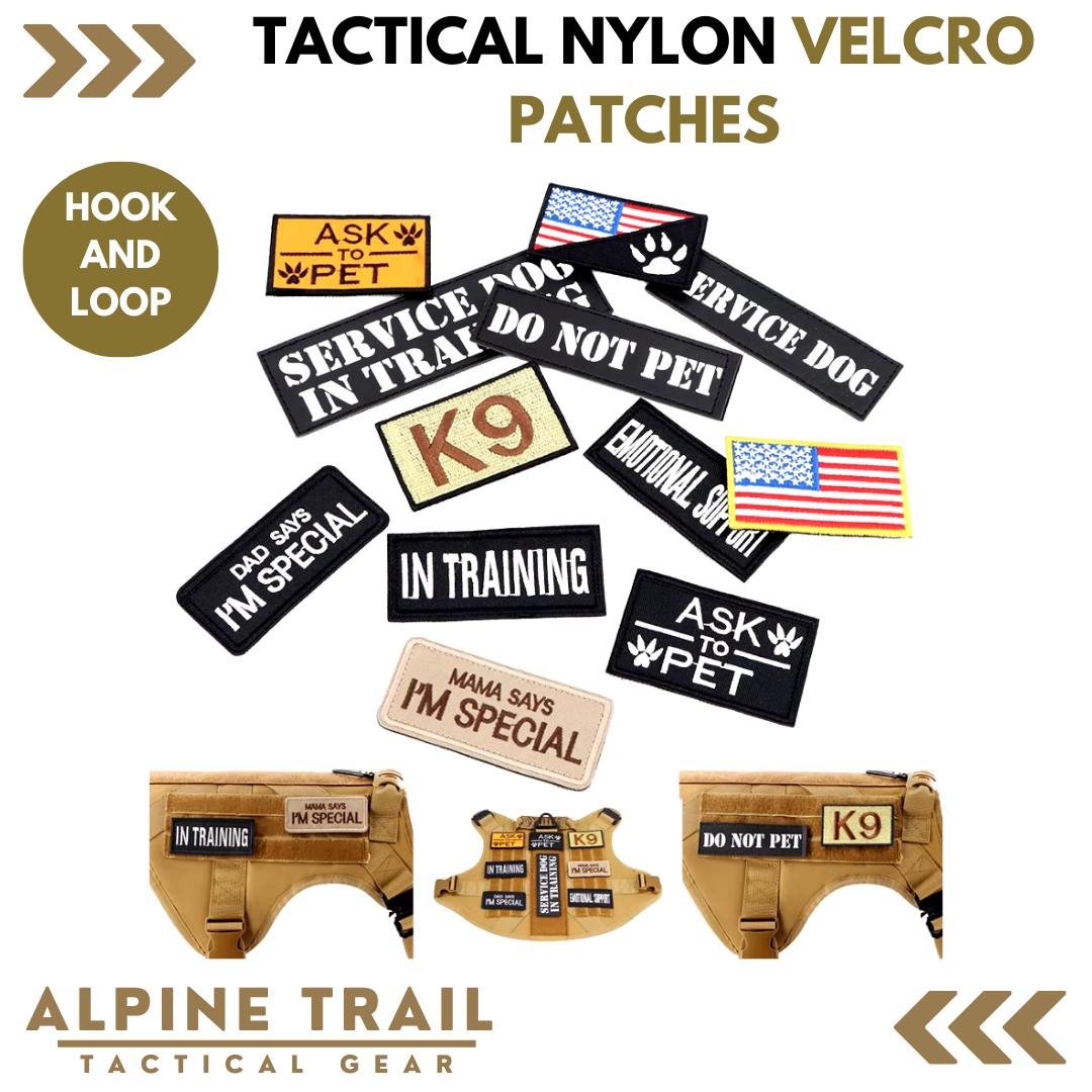 Nylon Tactical Velcro Patches – Alpine Trail