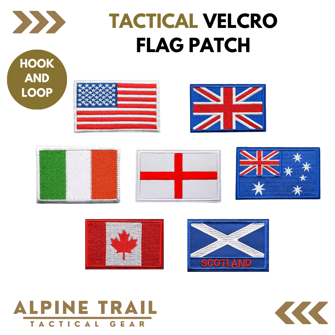 Tactical Velcro Flag Patches – Alpine Trail